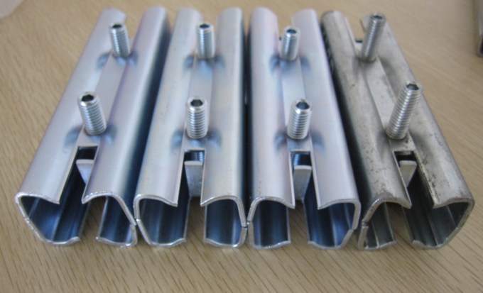 Double Screw Splice Locks , Galvanized Carbon Steel Tubular Handrail ...